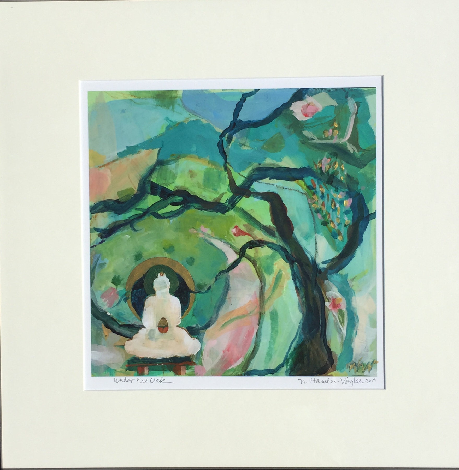 Buddhaland Dharma Note Card Set of 6 Fine Art Images by Nancy Hamlin ...
