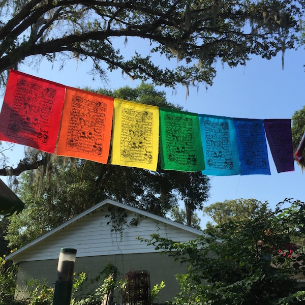 Peace Prayer Flags - Etsy