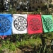 Compassion Mantra Silkscreened Prayer Flags String of 5 - Etsy