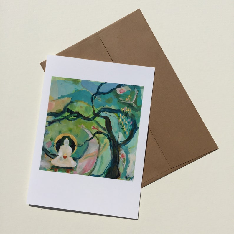 Buddhaland Dharma Note Card Set of 6 Fine Art Images by Nancy Hamlin ...