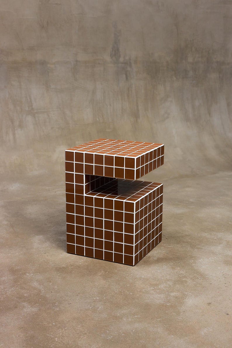 Tile Coffee Table, Side Table, Tile Shelf. Designer Furniture, Home ...