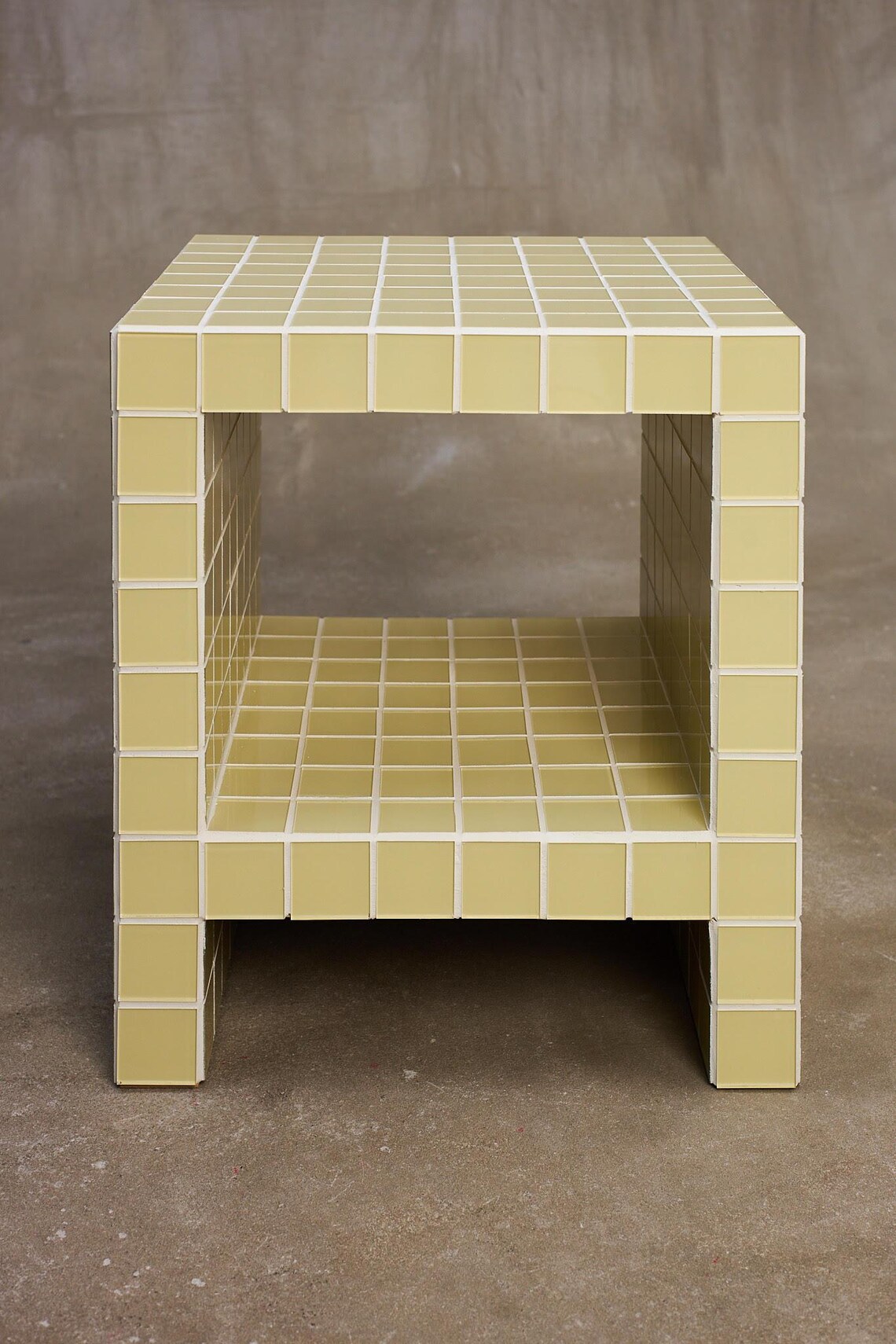 Tile Coffee Table. Table for the Player. Handmade Tile Cube, Designer ...