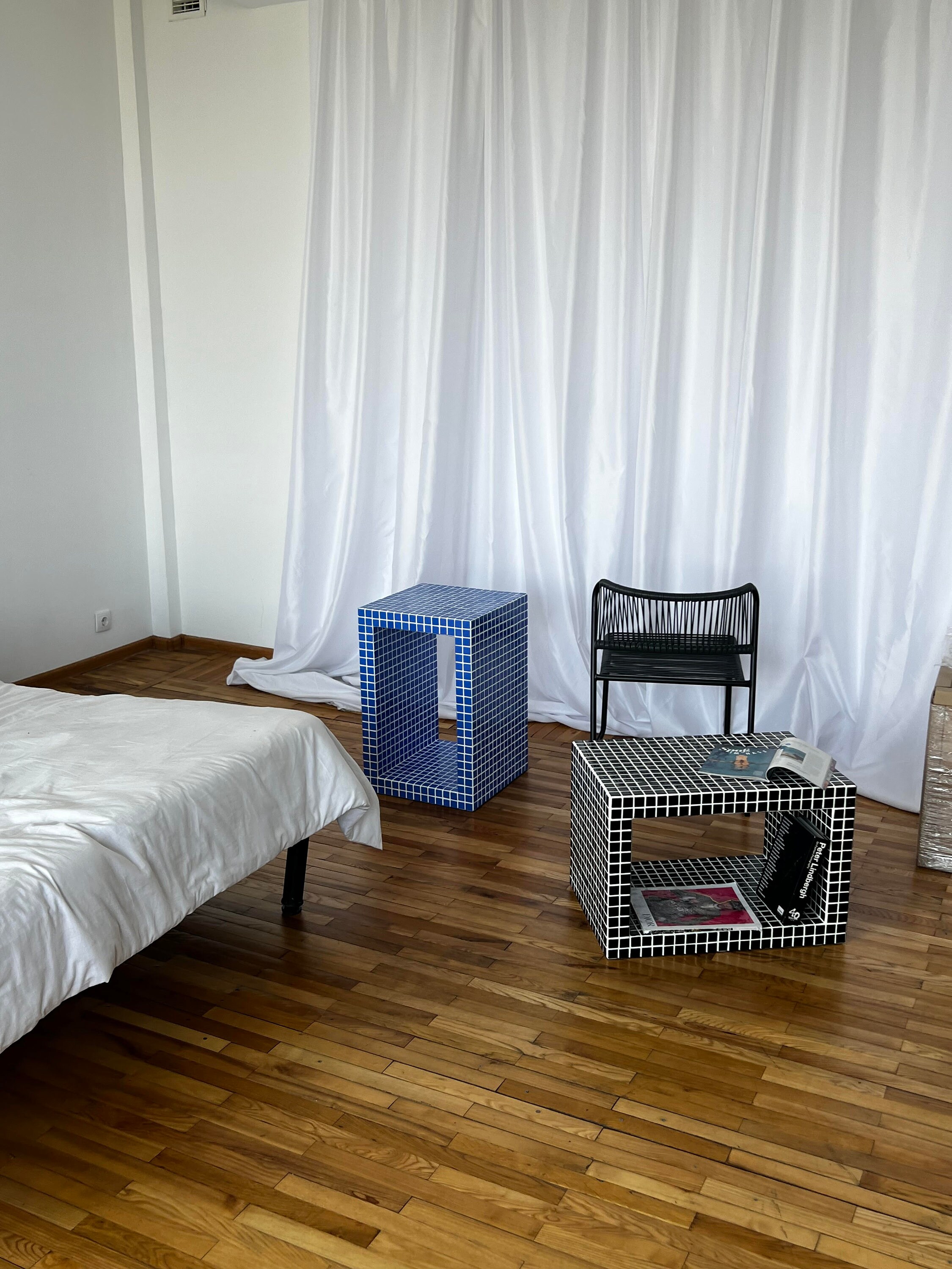 Tile Table Handmade Ceramic Tile Side Table Coffee Table Side Table ...