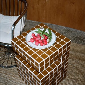 Tile Coffee Table, Side Table, Tile Shelf. Designer Furniture, Home ...