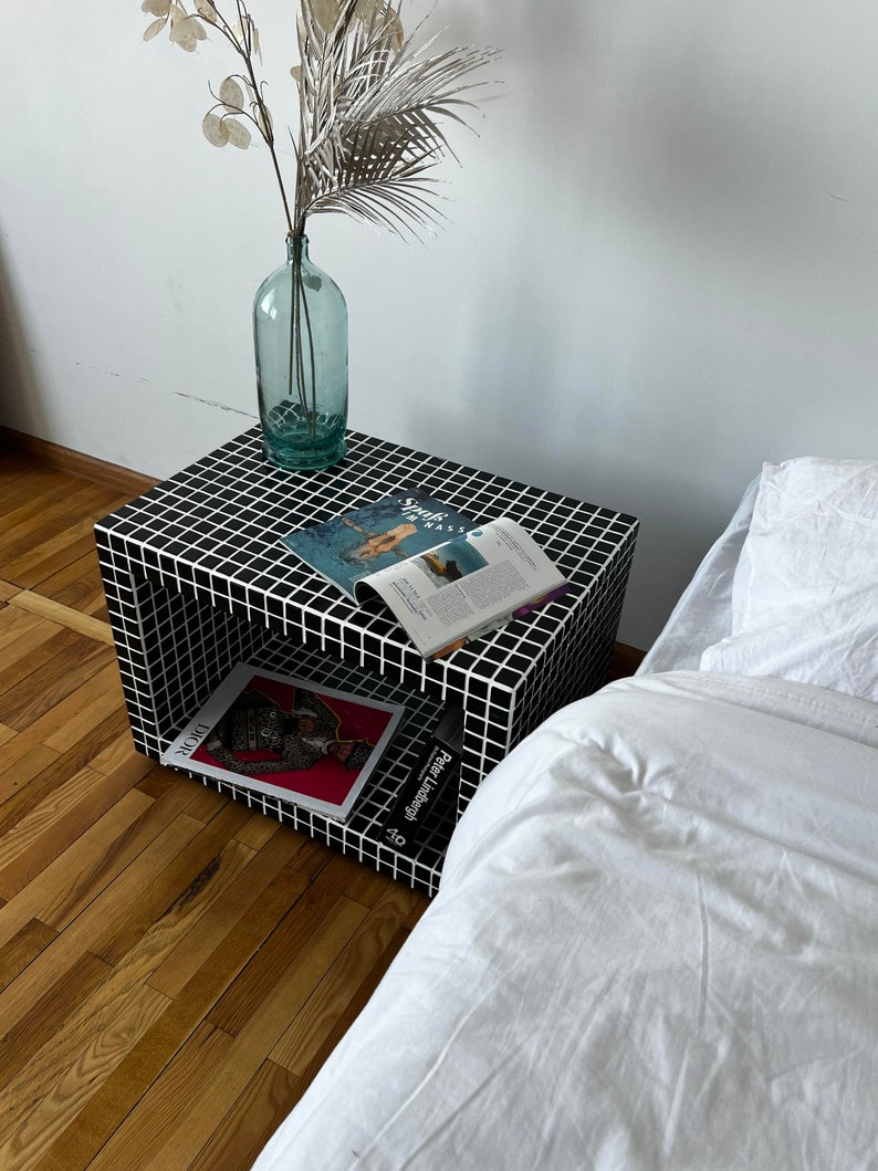 Tile Table Handmade Ceramic Tile Side Table Coffee Table Side Table ...