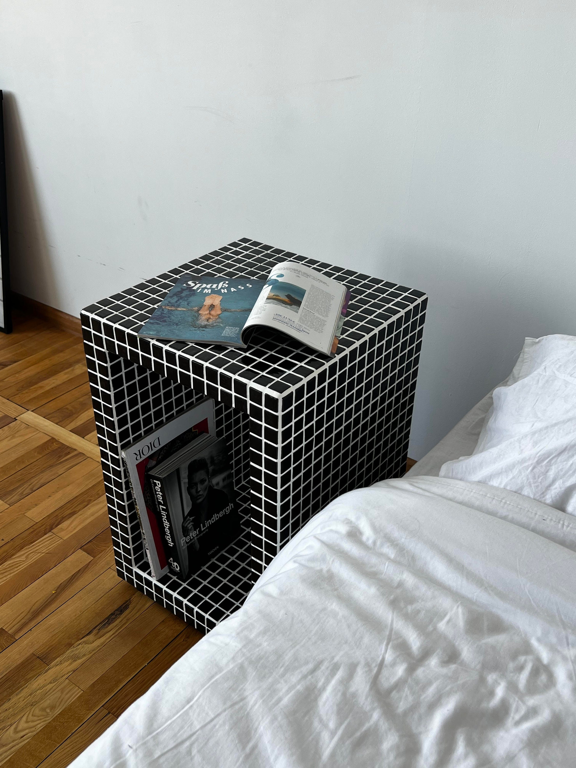 Tile Table Handmade Ceramic Tile Side Table Coffee Table Side Table ...