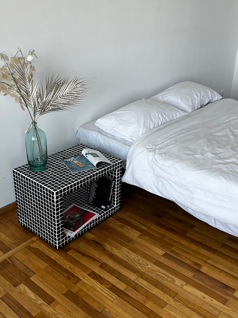 Tile Table Handmade Ceramic Tile Side Table Coffee Table Side Table ...