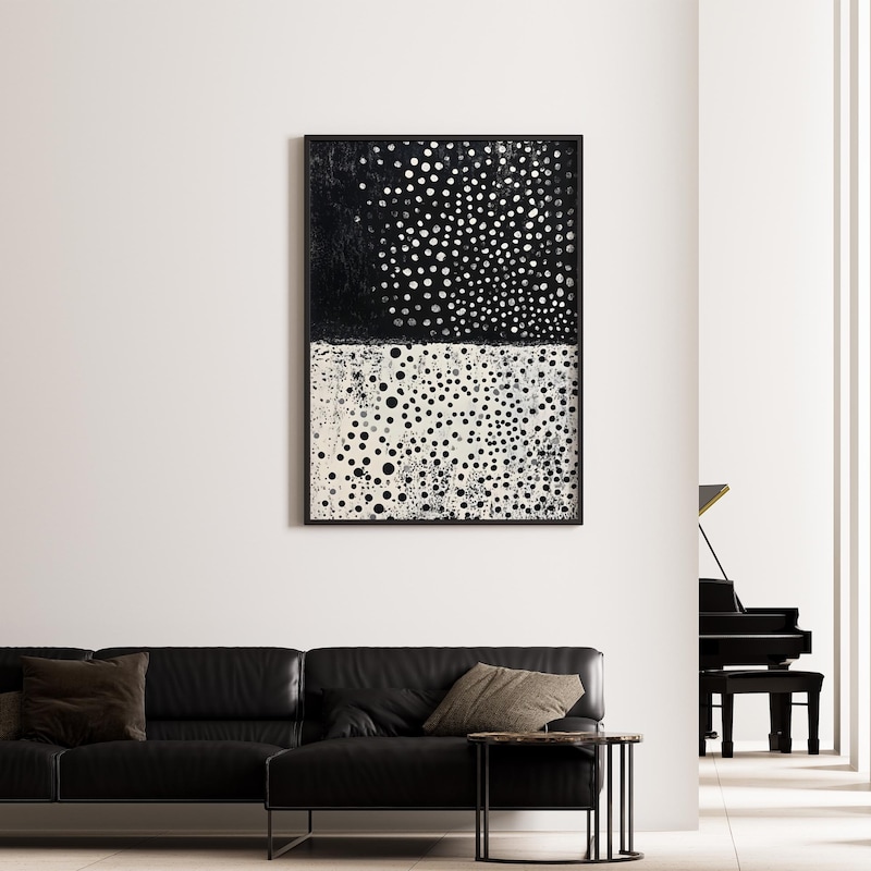 Abstract Dot Painting Art - Etsy