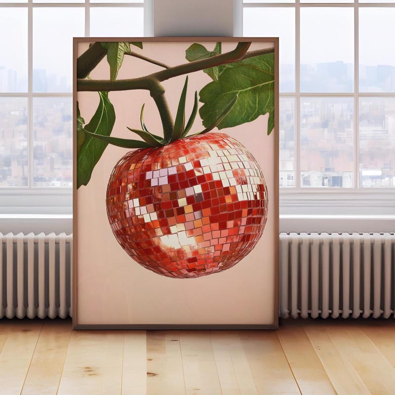 Disco Ball Fruit Art - Etsy