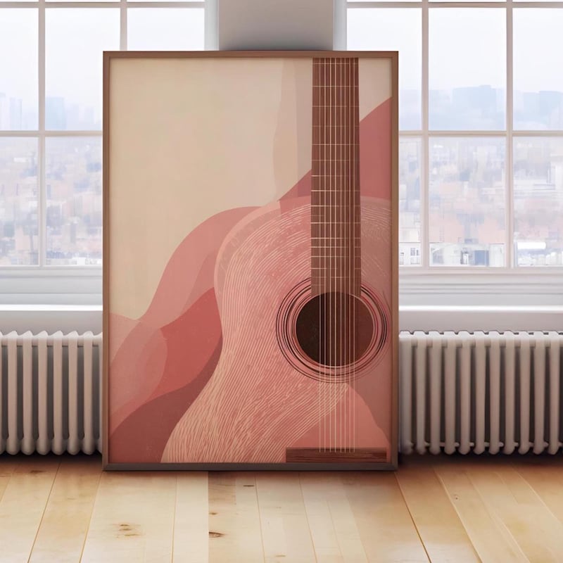 Guitar Poster - Etsy