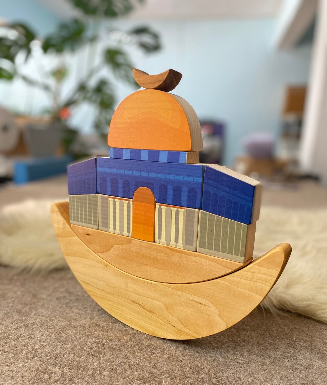 Al-aqsa Mosque Wooden Balance Toy - Etsy