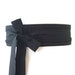 Black Obi Belt / Sash Oriental Japanese Geisha Style by Loobyloucrafts ...