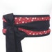 Red and Black Obi Sash With Japanese Sakura Cherry Blossom - Etsy