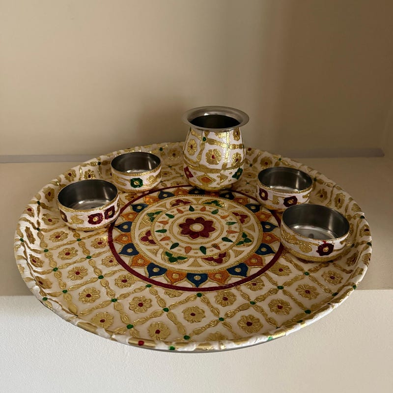 Puja Tray - Etsy UK