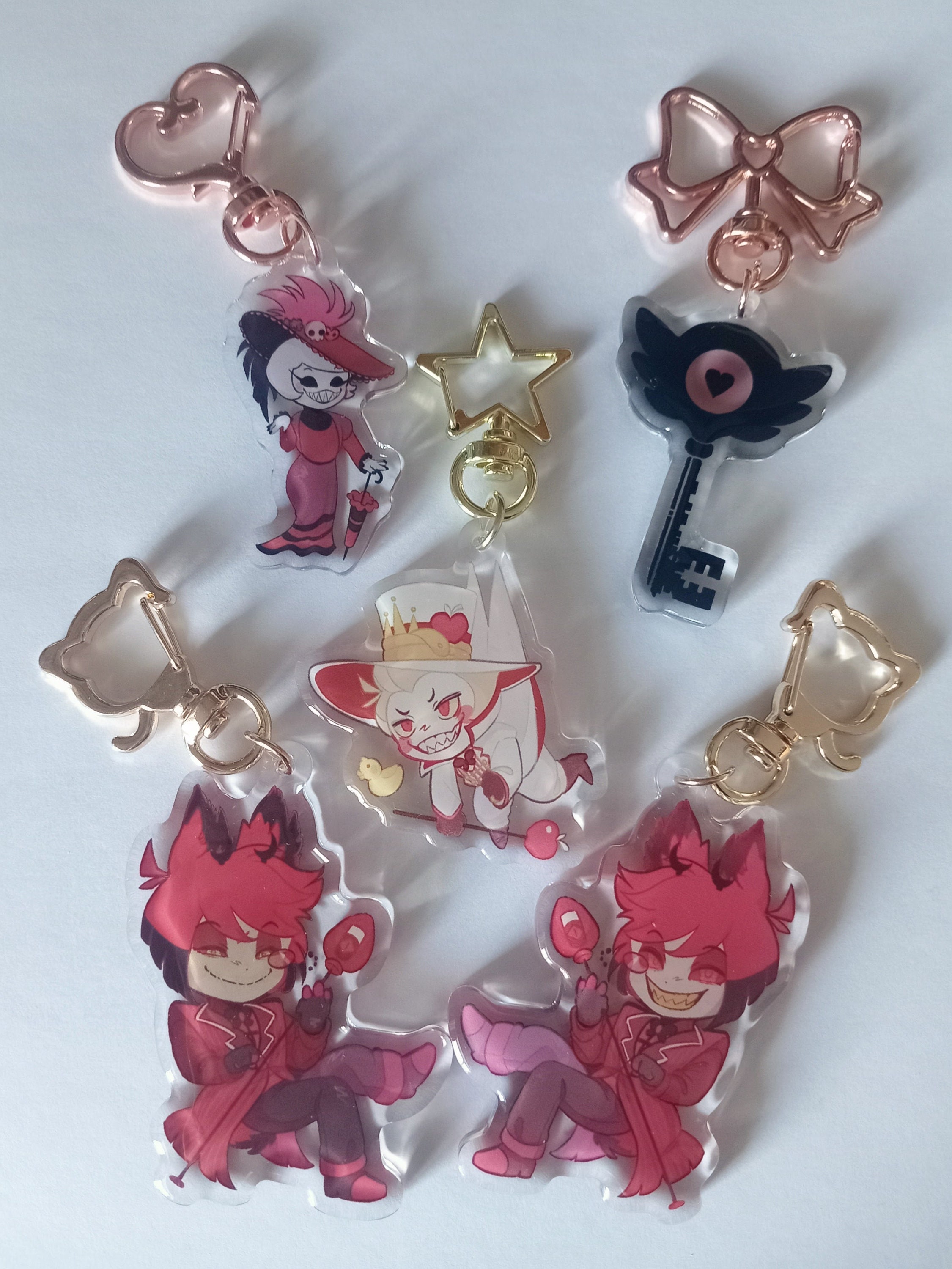 Hazbin Hotel Keychains - Etsy