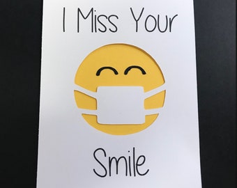 Miss Your Smile Card - Etsy