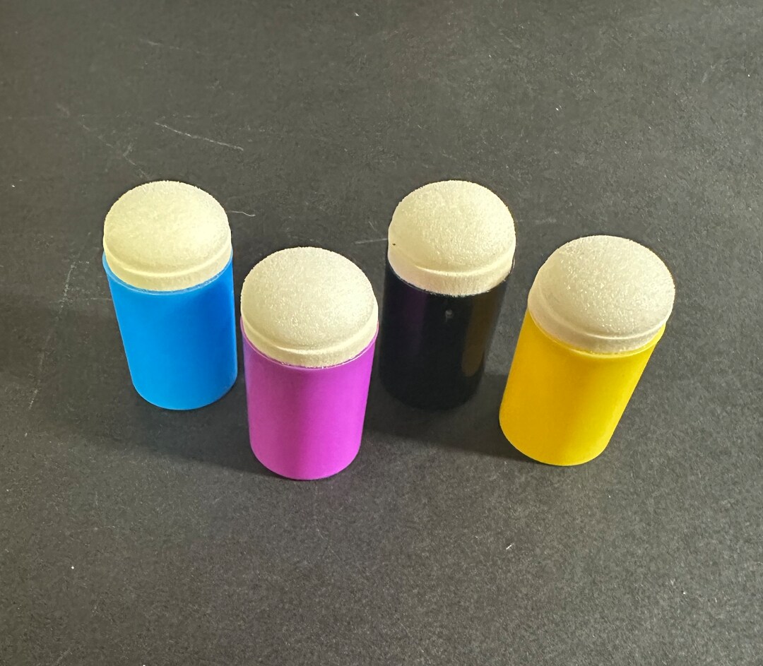 20 Pc Craft Finger Sponge Daubers, Drawing Project. Finger Painting ...