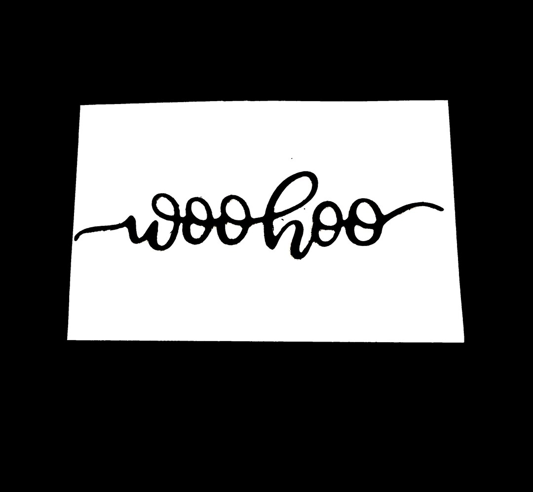 6 Die Cut Words, Embellishments, Woo Hoo - Etsy