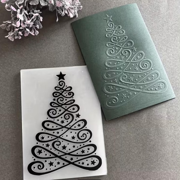 Christmas Embossing Folders - Etsy