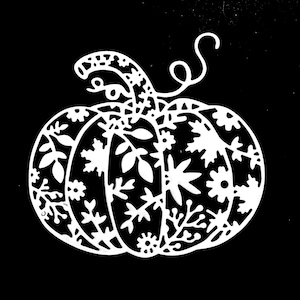 4 Die Cut Outs, Detail Fall Pumpkin - Etsy