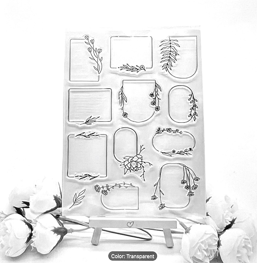 12 Pc Brand New Cling Stamp, Windows - Etsy