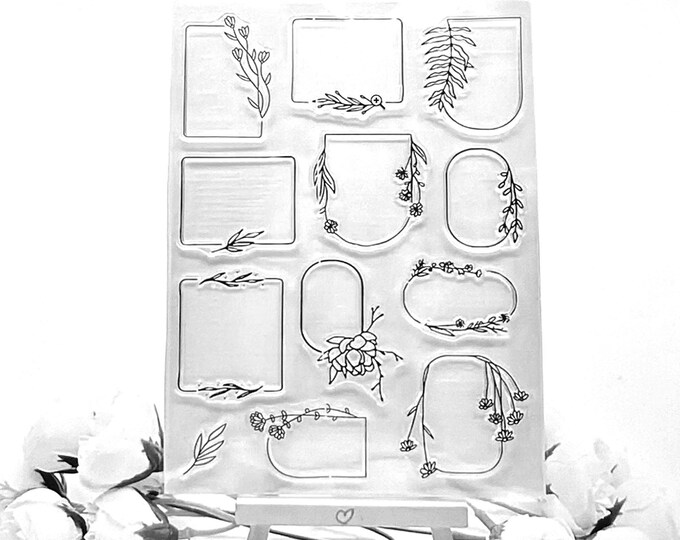 12 Pc Brand New Cling Stamp, Windows - Etsy