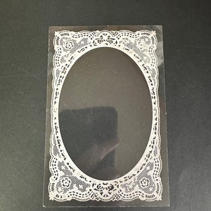 10 Pc White Lace Stickers Frames, Rectangle - Etsy