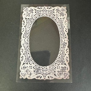 10 Pc White Lace Stickers Frames, Rectangle - Etsy