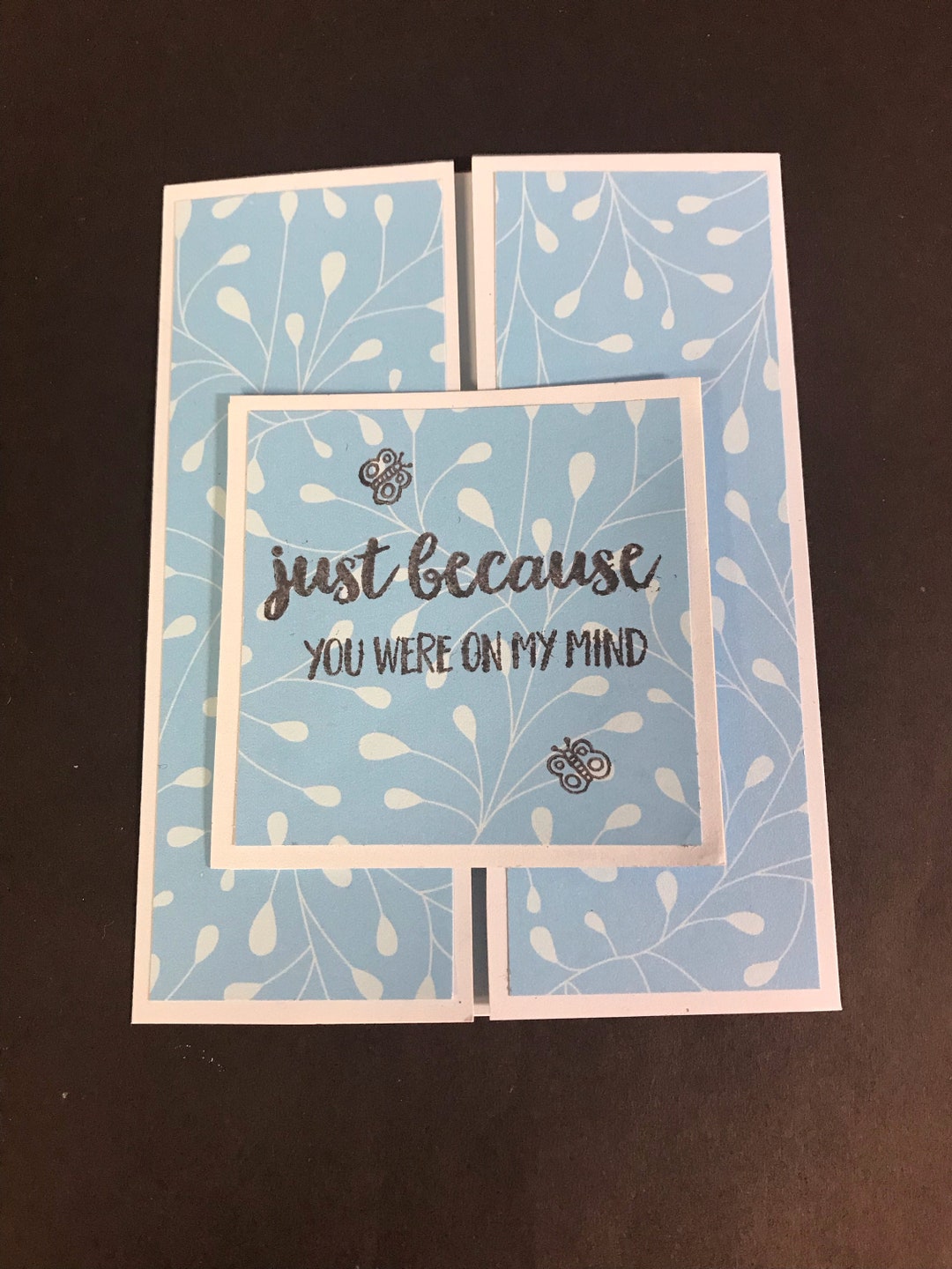 Gate Way, Lock and Slide Card, Just Because - Etsy