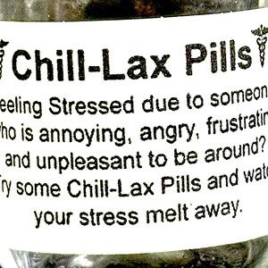 Chill-lax Pills Jars Joke Gift Gag Gift Christmas Gifts for Co-workers ...