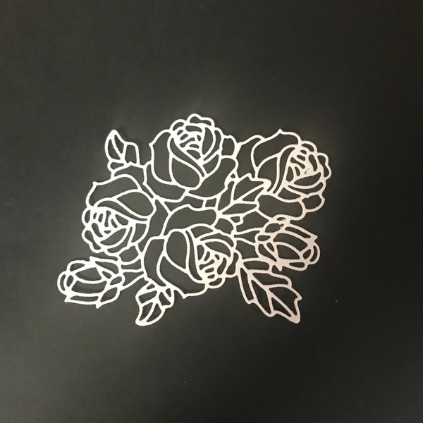 Rose Die Cut - Etsy