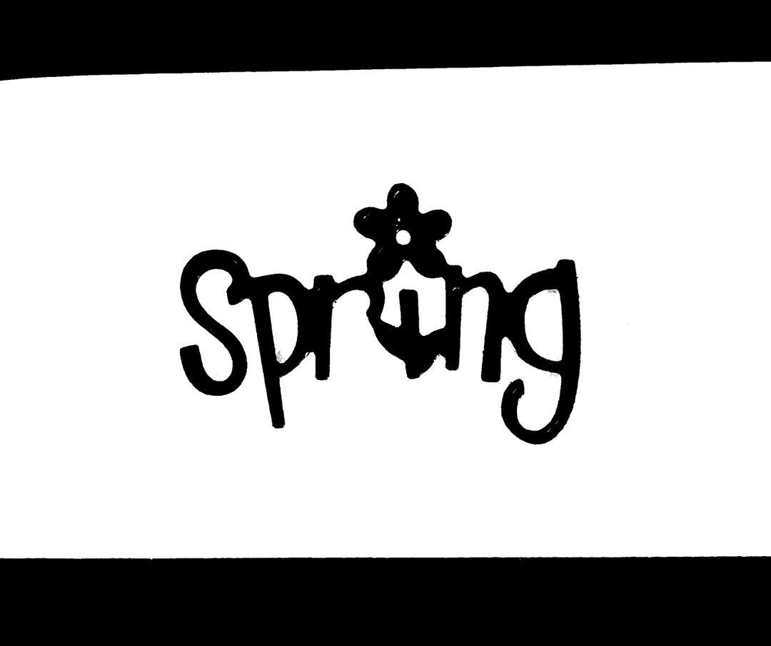 6 Die Cut Words, Embellishments, Spring, Card Making Supply ...