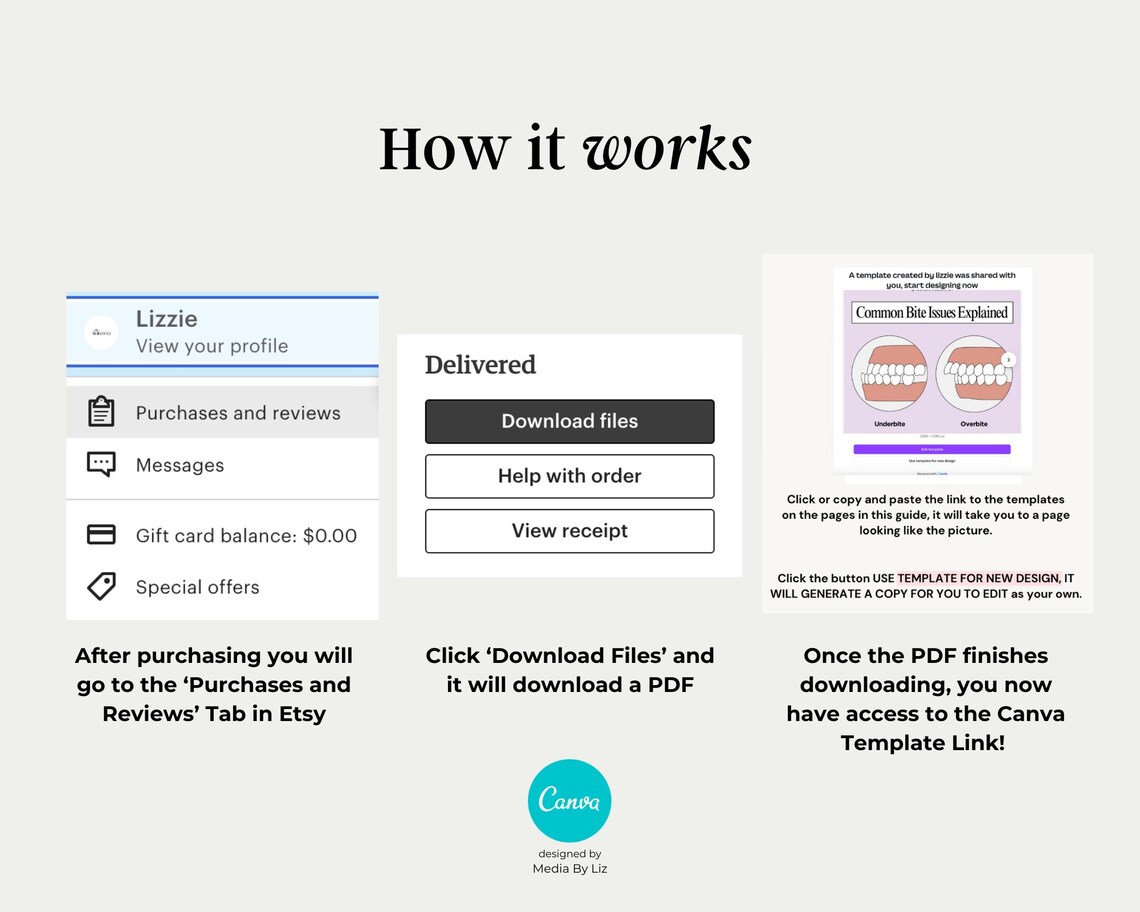 Orthodontist Instagram Templates | Dental Social Media Kit | Braces and ...