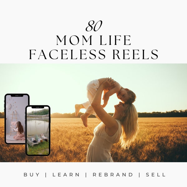 Mom Life Faceless Reels - Etsy
