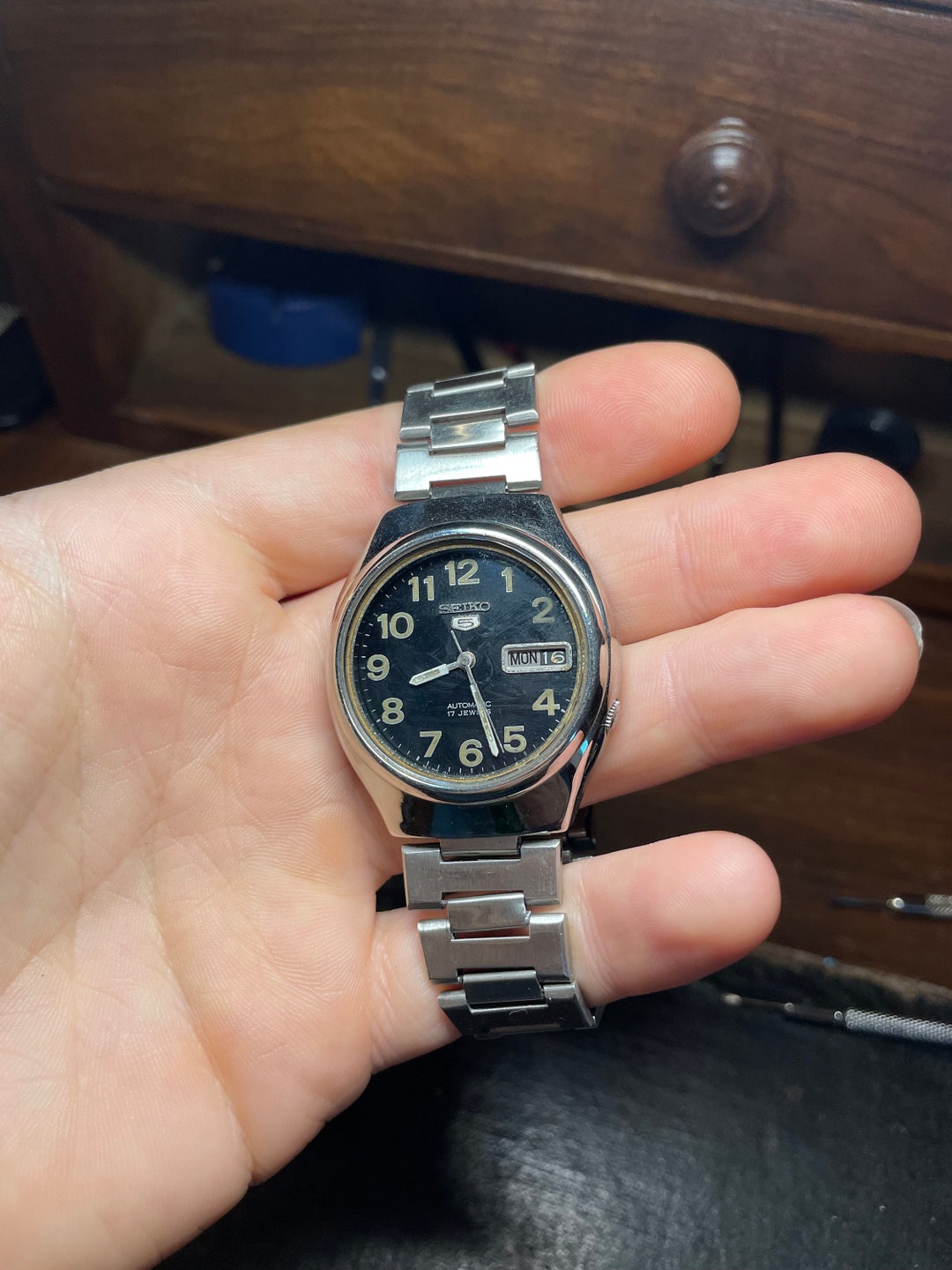 Seiko 5 military Dial - Etsy