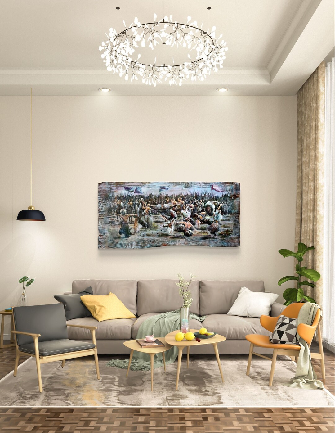 Ukrainian Wall Art Ukrainian Decor Large Original Painting Wall Art ...