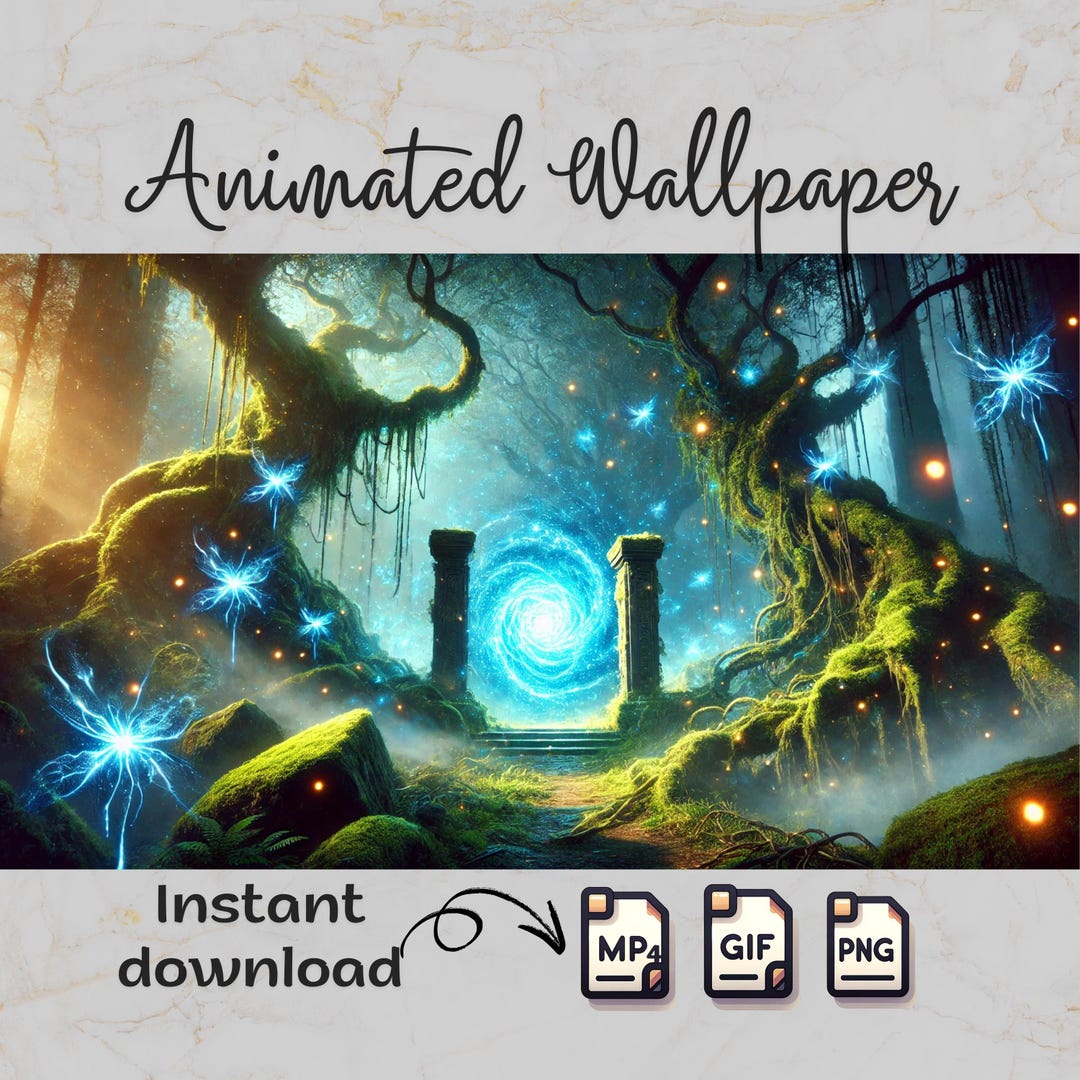 Live Fantasy Animated Wallpaper, Mystical Moving Desktop Background ...