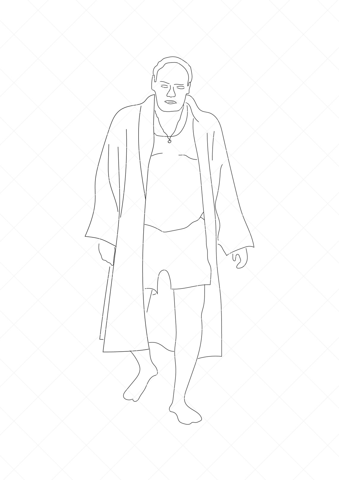The Sopranos Main Characters Line Art - Digital PNG & Vector Files | TV ...