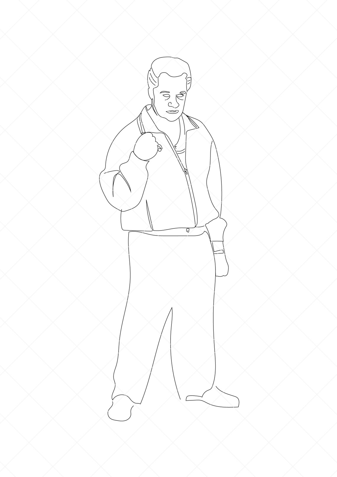 The Sopranos Main Characters Line Art - Digital PNG & Vector Files | TV ...
