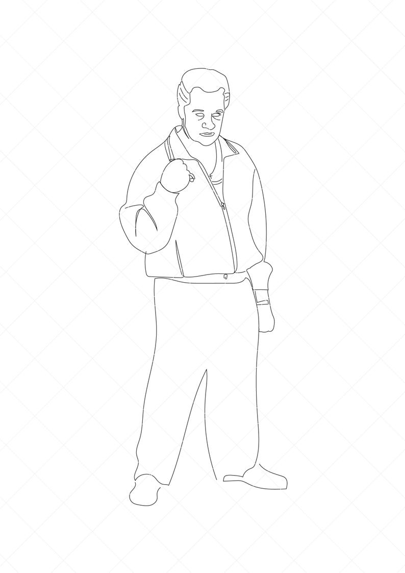The Sopranos Main Characters Line Art - Digital PNG & Vector Files | TV ...