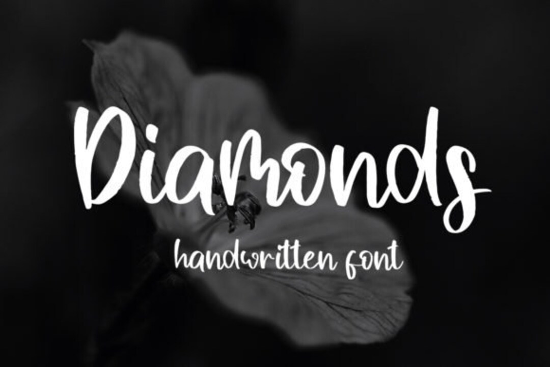 Diamonds Font, Best Seller Font, Script Font, Classic Font, Serif Font ...