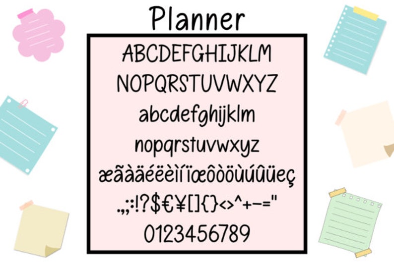 Planner Font, Handwritten Font, Wedding Font, Modern Font, Display Font ...