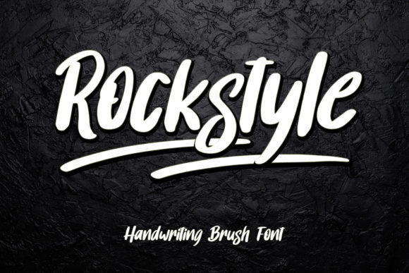 Rockstyle Font, Handwritten Font, Wedding Font, Modern Font, Display ...