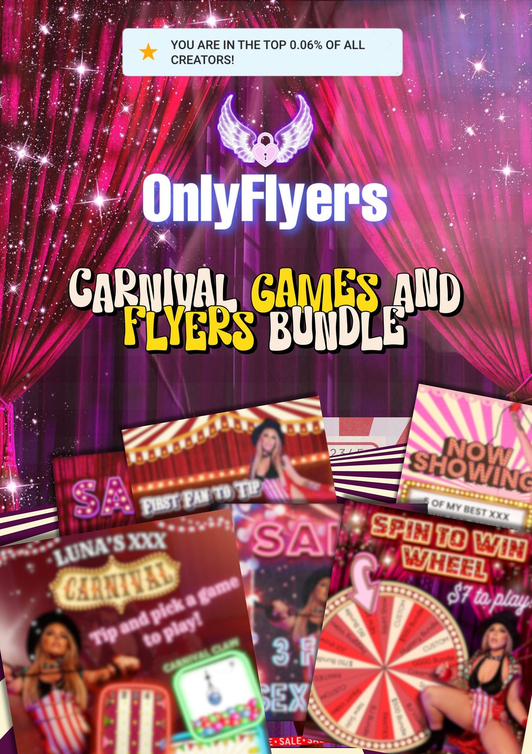 CARNIVAL GAMES & FLYERS - Etsy