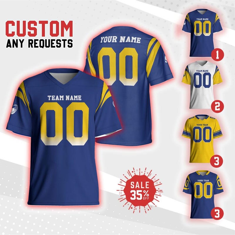 Rams Customized Tshirt - Etsy