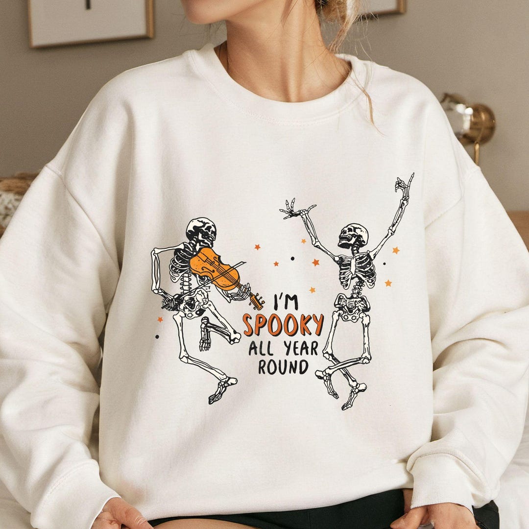 I'm Spooky All Year Round PNG, Retro Halloween Shirt PNG, Spooky Vibes ...