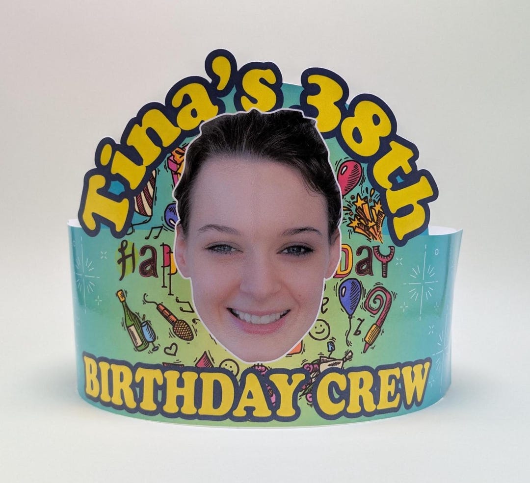 Make Your Birthday Unforgettable With Custom Crew Hats and Crowns. - Etsy