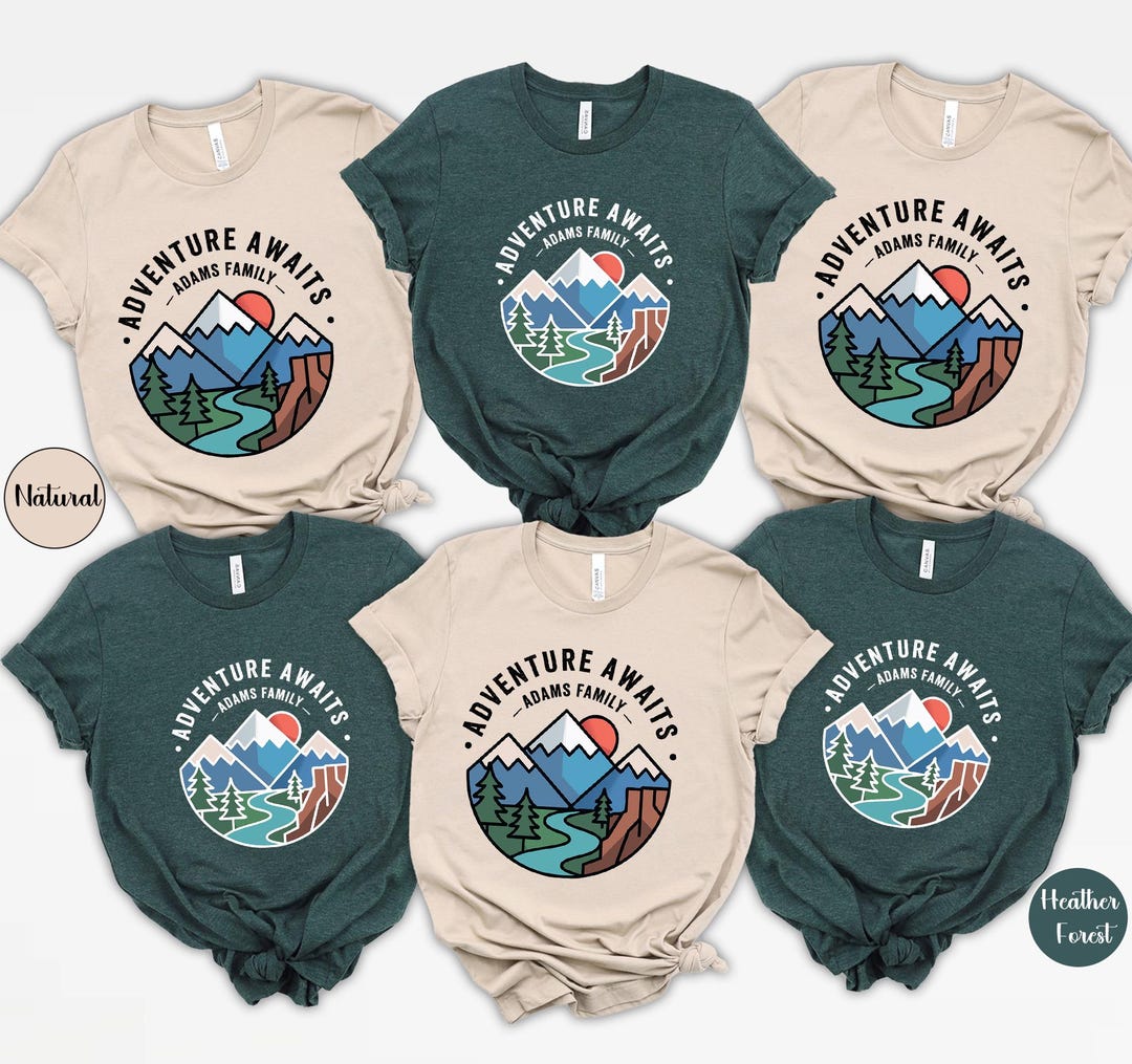 Custom Adventure Trip Shirts: Personalized Family Vacation Tees - Etsy