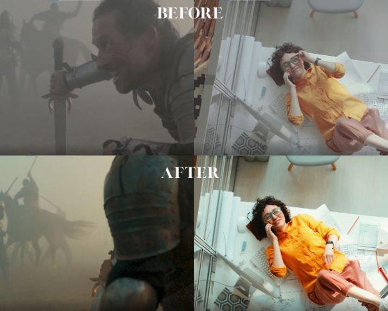70 CINEMATIC Presets and Luts |color Grading Luts Collection | Photo ...