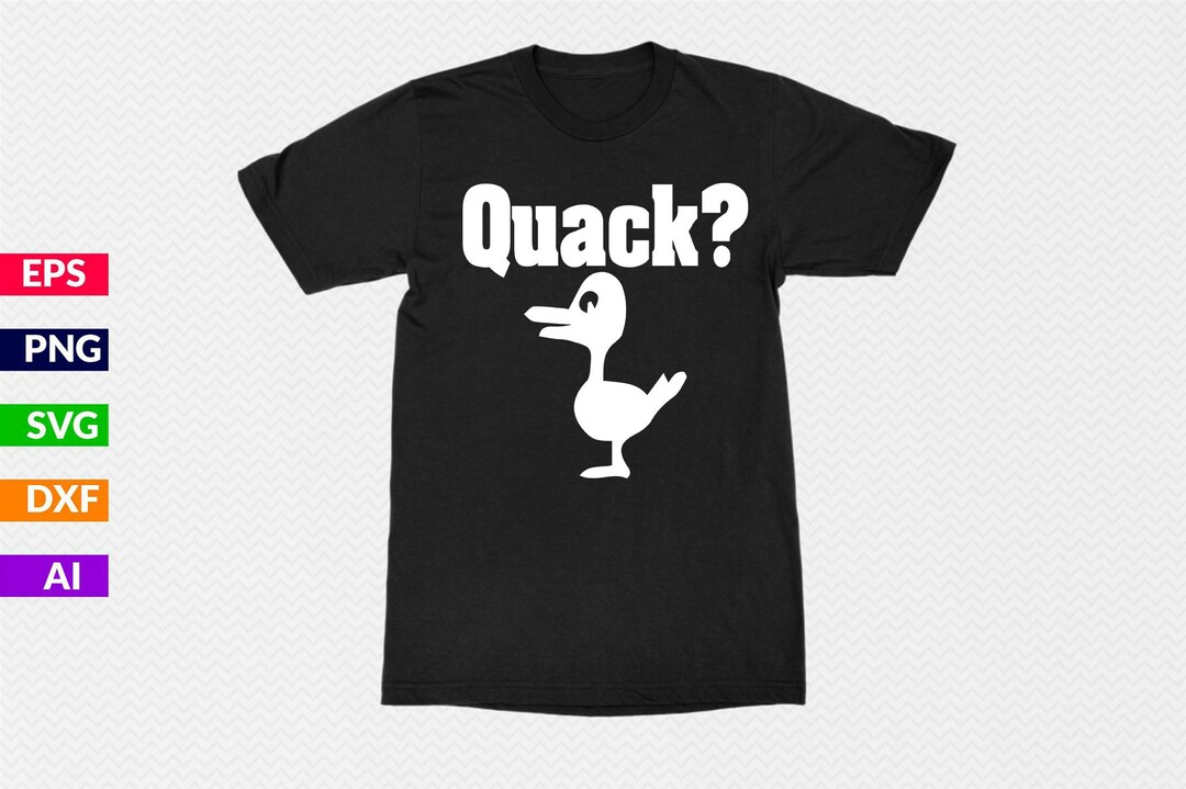 Quack? SVG | Funny Duck Clipart | Cute Bird PNG | Cartoon Duck Digital Download | Animal Lover ...